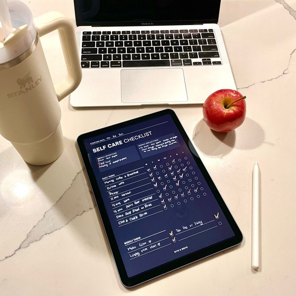 Minimal Self Care Checklist Printable, Aesthetic Self Care List PDF ...