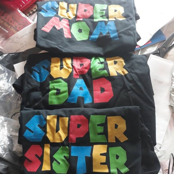 Super Dad Shirt, Mario Dad, Father's Day Shirt. Superhero Dad ...