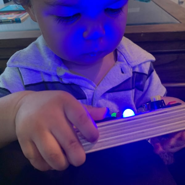 LED Light Busy Board for Baby Personalized Activity Board Switch Box ...