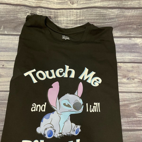 Stitch Touch Me and I Will Bite You Svg, Lilo and Stitch,stitch Svg ...