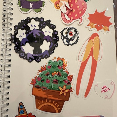 Minimalistic Space People Waterproof Stickers - Etsy