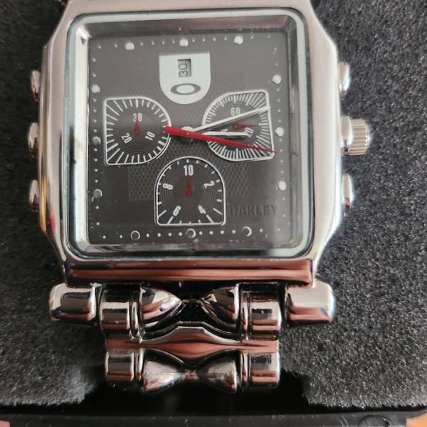 Oakley Judge Chrome Metal, Bracelt Vintage Inspired by Oakley 90s Men's ...