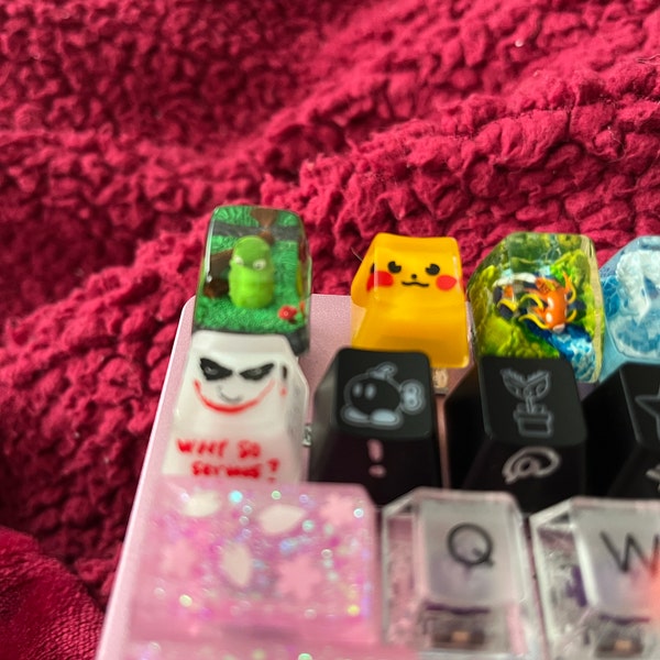 Handmade H.oll.ow K.night Inspired Keycap for Mechanical Keyboard ...