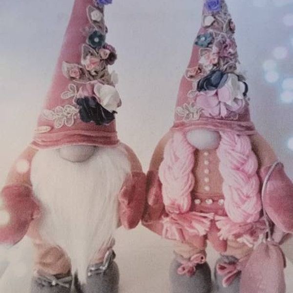 Pattern Pdf Two Star Scandinavian Gnomes + Tutorial Gnomes for ...