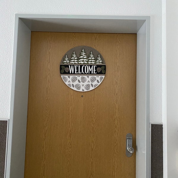 Winter Door Hanger | Winter Door Sign | Winter Door Decor | Christmas ...