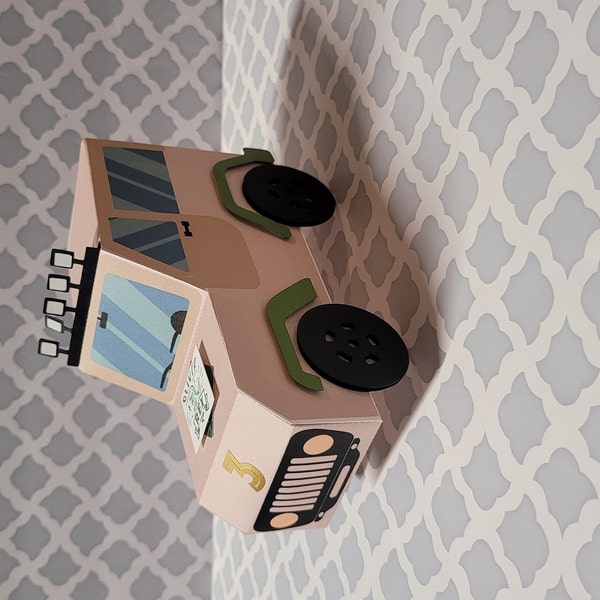 AMA Theme 01, Car Box Template, Jeep Papercraft, Paper Box Template, 3D ...