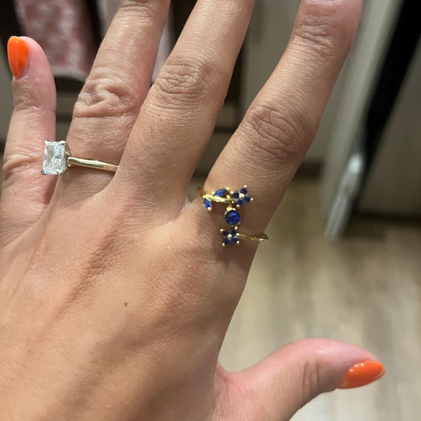 Permanent Cutting Gold Ring 16K Gold Plated Permanent Rings Gift for ...