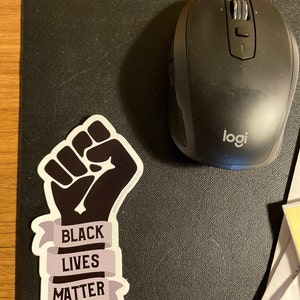 Black Lives Matter Fist Vinyl Sticker - Etsy