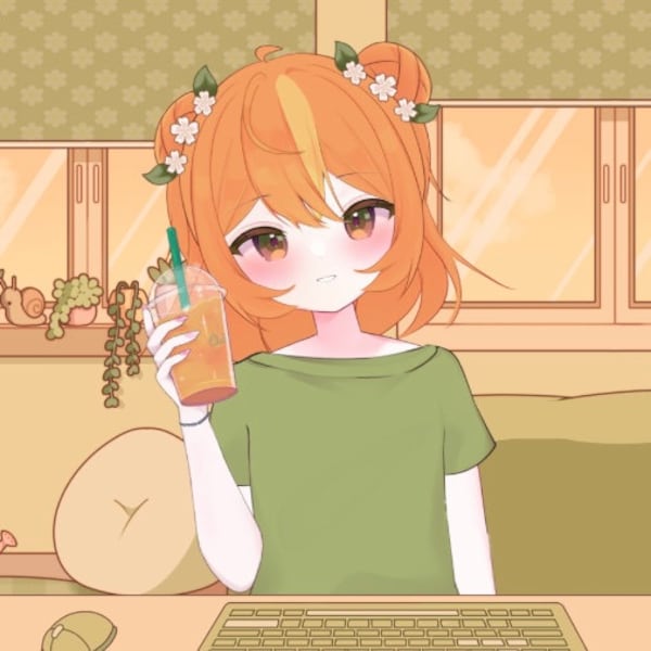 Vtuber Asset | Rigged Cherry Crush Slush - Etsy