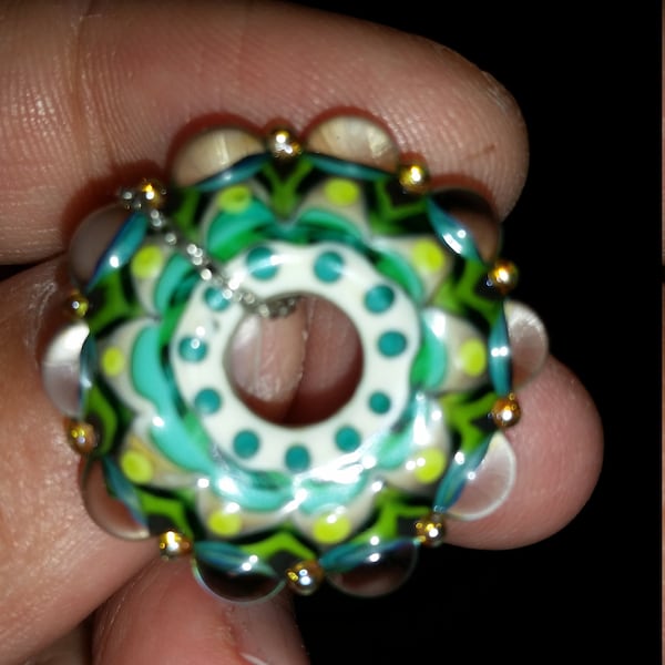 Lampwork Beads by Stephanie Mccain, Glass Pendant, Handmade Lampwork ...