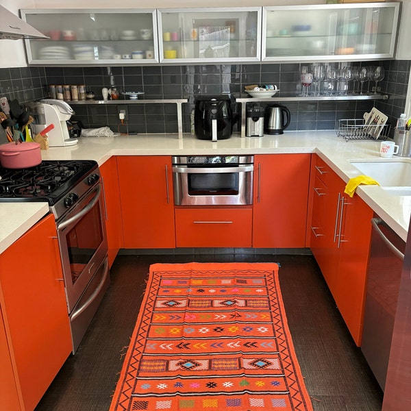 GORGEOUS MULTICOLORED RUG, Custom Fabulous Boujaad Rug, Beni Ourain Rug ...