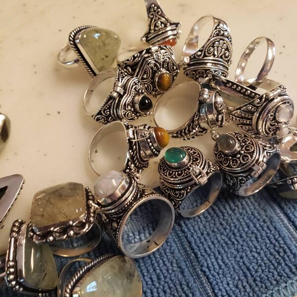 Bali Wholesale Mix Gemstone Pendant Lot, Natural Pendants Lot, Top ...