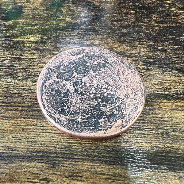 Copper Super Blood Moon Coin - Large 1.5 In - Etsy