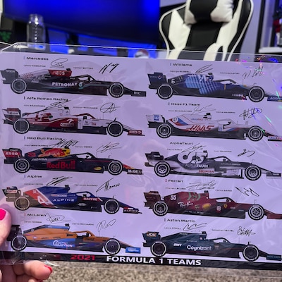 F1 Formula One Teams 2023 Signed Autographed Printed Poster A4 - Etsy