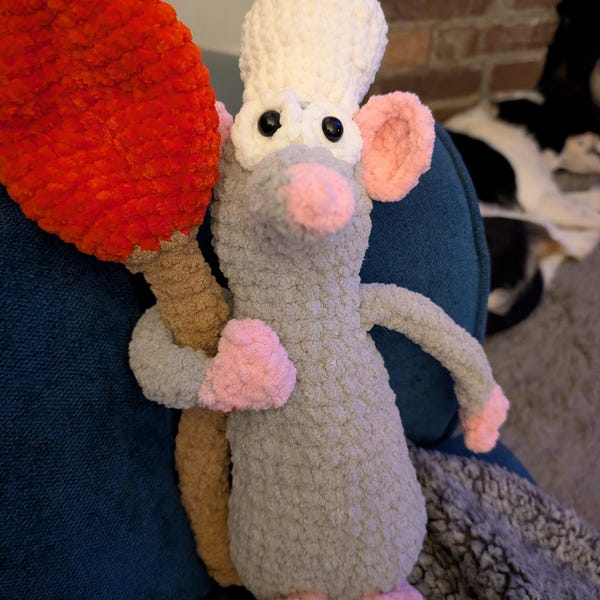 Cooking Rat - Crochet Pattern - Etsy