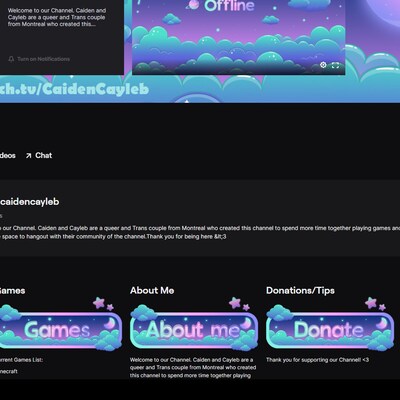Animated magical Night Complete Stream Bundle Twitch Overlay Layout Sky ...