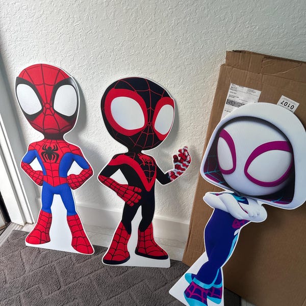 Spidey and His Amazing Friends Party Props & Backdrop – High-quality ...