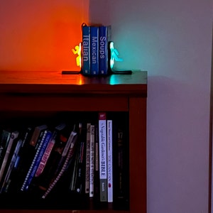LED Art Deco Bookends Style 2 Wooden Contemporary - Etsy
