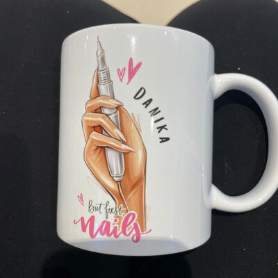 Personalised Nail Tech Mug, Personalised Nail Technician Mug ...