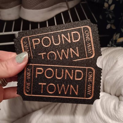 One Way Ticket to Pound Town 3d Printed Gag Gift for the One You Love ...