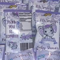 Purple Girl Elephant Clip Art, Watercolor Very Cute Little Peanut ...