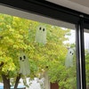 Cute White Ghosts Window Sticker Pack, Ghost Window Stickers, Halloween ...