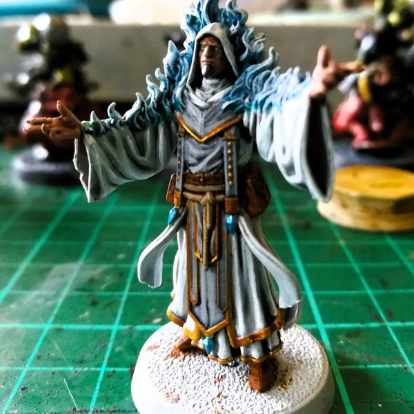 Dark Elf Warrior Miniatur | Fighter Varik Dun Ate | Tabletop Spiele ...