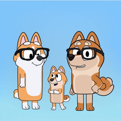 Bluey Characters as Popsicles Keychains - Etsy