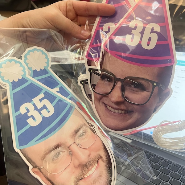 Custom Face Banner, Birthday Banner, 30th Birthday, 40th Birthday, 50th ...