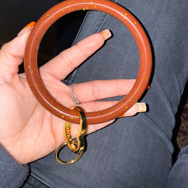 Keychain Bracelet | Silicone Key Ring | Key Loop | Silicone Bangle ...