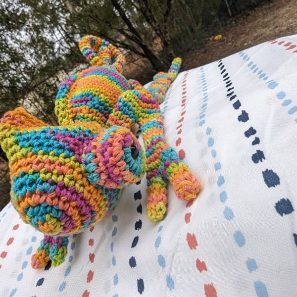 PDF Napoleon the Chameleon Crochet Pattern (amigurumi Pattern) - Etsy