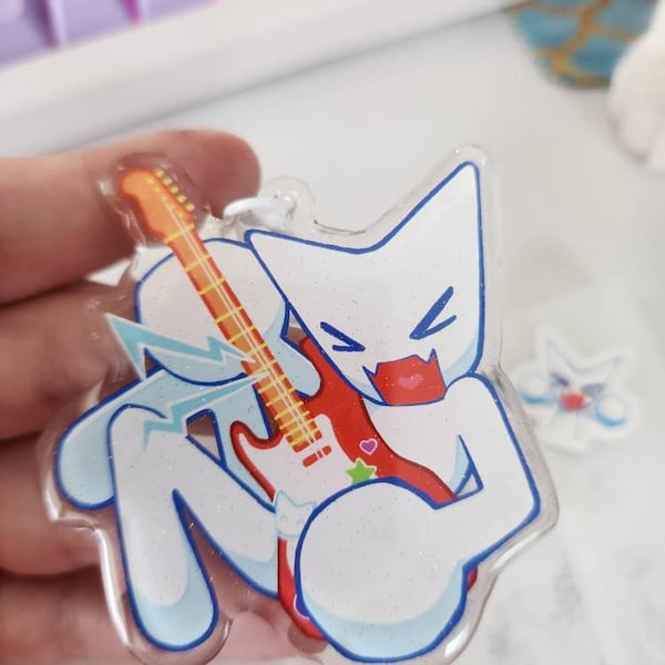 Femtanyl Glitter Acrylic Keychain - Etsy