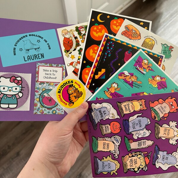 Vintage 1980s 1990s 2000s Sticker Sheet by American Greetings: Bald ...