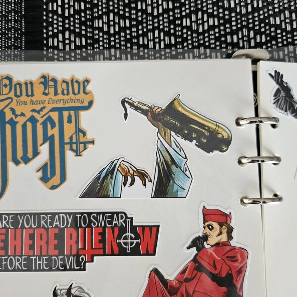 Papa Emeritus IV Cardinal Copia Square Hammer Ghost Movie Sticker - Etsy