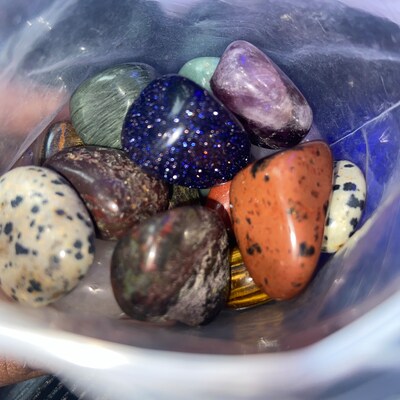 Premium One Pound Crystal Crystals Medium Tumbled Stones - Etsy