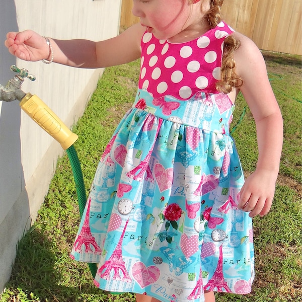 Eden Dress and Top PDF Sewing Pattern, Including Sizes 12 Months - 14 ...