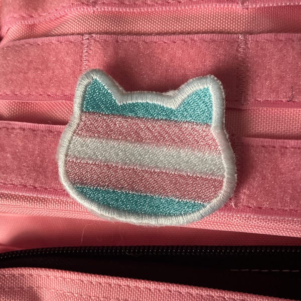 Purrr-ride! Iron-on Patch | LGBTQ Cat Pride Embroidered Patch - Etsy