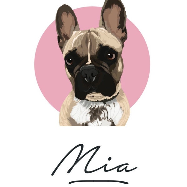 American Staff Dog Wall Poster - Decoration for Cute Dog Lovers ...