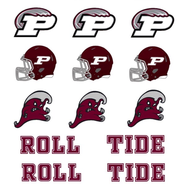 Custom School Spirit Tattoos, Temporary Tats, Your Mascot, Your Team - Etsy