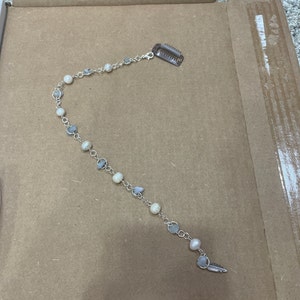 Mars Goddess Hippie Hair Bead Dangling Hair Accessory Renaissance Beaded Hair Clip Crystal Hair ...