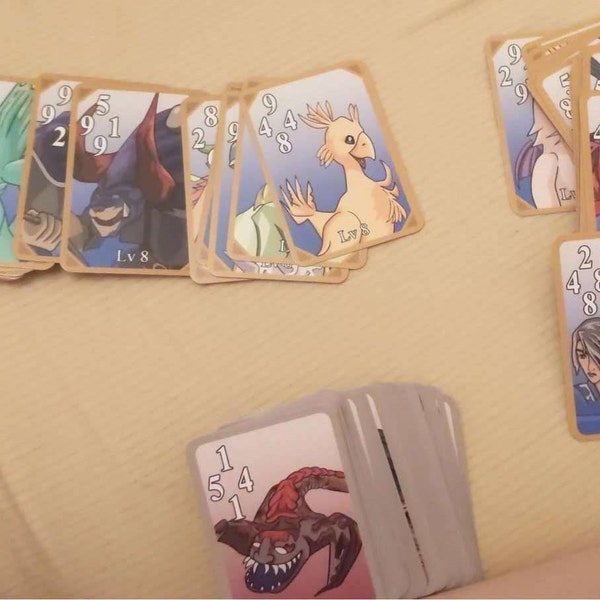 Triple Triad Mini Cards - FREE SHIPPING WORLDWIDE!!! - Etsy