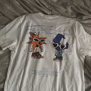 MORA Merch Estrella Album Tracklist Back Design Tee Mora Graphic T ...
