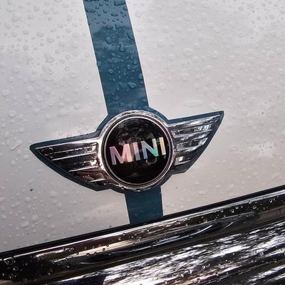 Custom Steering Wheel Gel Overlay Emblem Badge Sticker Fits All MINI ...