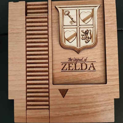 The Legend of Zelda Nintendo Wooden Wood Nintendo / NES Cartridge doesn ...