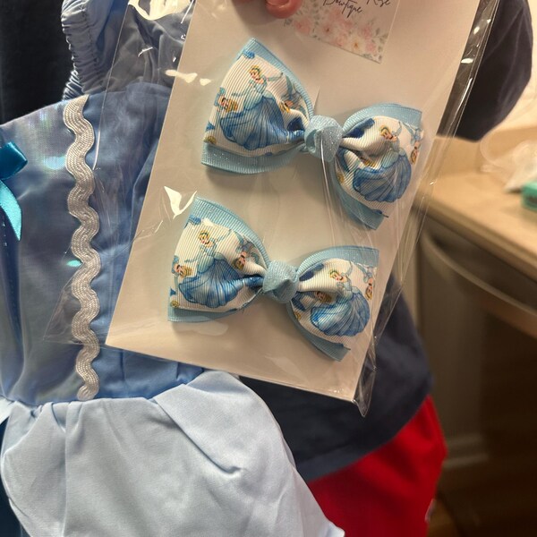 Daisy Duck Hair Bow, Daisy Duck Pigtail Bows, Toddler Hair Bow, Toddler ...