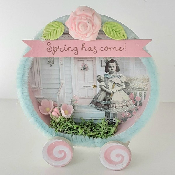 Mushroom Pixies, Fussy Cut Ephemera, Vintage Children Photos, Digital ...