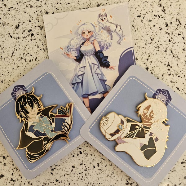 Sake Bros Playdate Keychain pirate Anime Acrylic Epoxy Keychain - Etsy