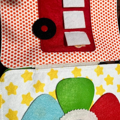 Quiet Book Toddler, Busy Book, Felt Montessori Book, Activity Sensory ...