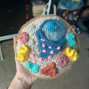 Animal Cell Eukaryotic Mini Pillow Crochet Pattern PATTERN ONLY PDF ...