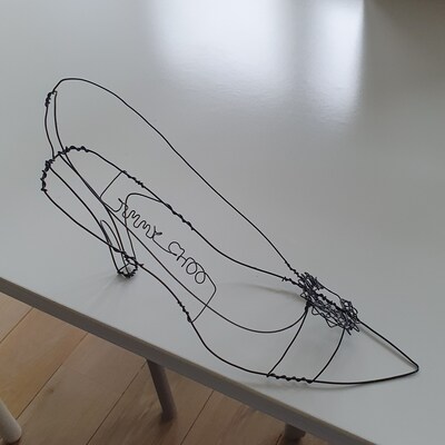 Wire Sculpture of Retro Camera, Gift for Photographer, Photography ...